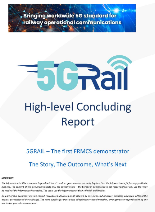 Results and publications – 5GRAIL