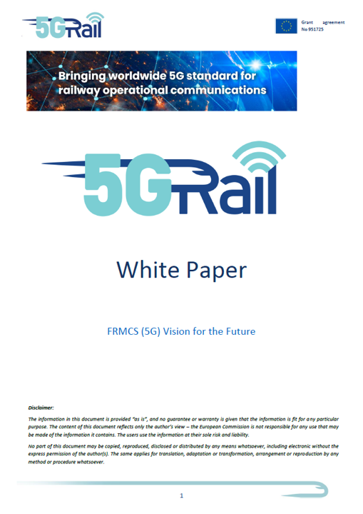 Results and publications – 5GRAIL
